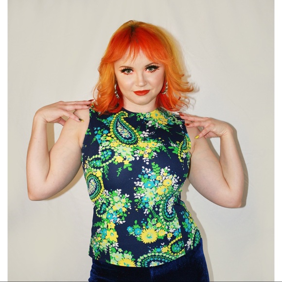 Tops | Vintage 7s Tailored Tank | Poshmark